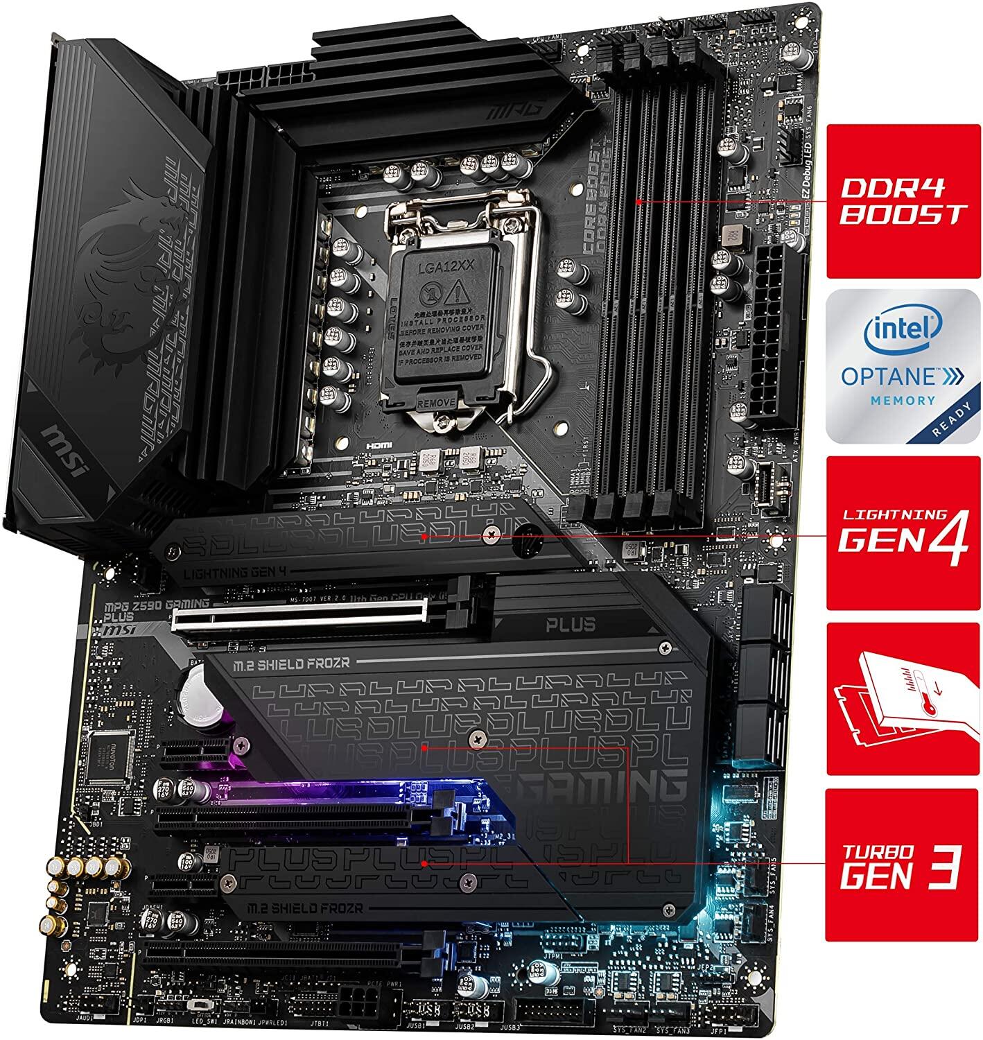 Материнская плата MSI MPG Z590 GAMING PLUS купить с доставкой по России ...