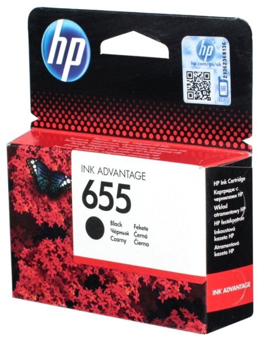 Картридж HP 655 Black для Deskjet Ink Advantage 3525/ 4615/ 4625/ 5525 ...